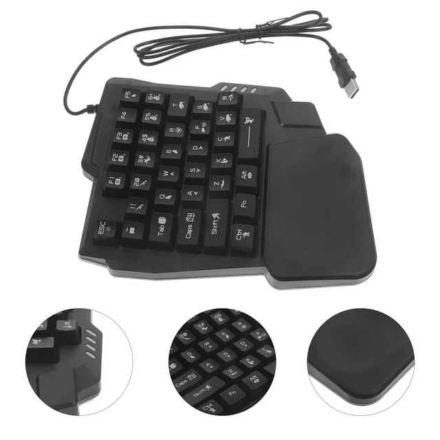 Half Keyboard Gaming Backlight Keyboard Small Gaming Keyboard £26 99