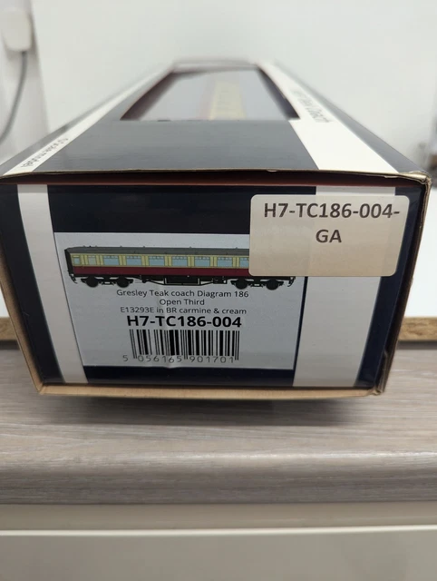 HATTONS O GAUGE H7-TC186-004-GA Gresley Teak coach Diagram 186 Open ...