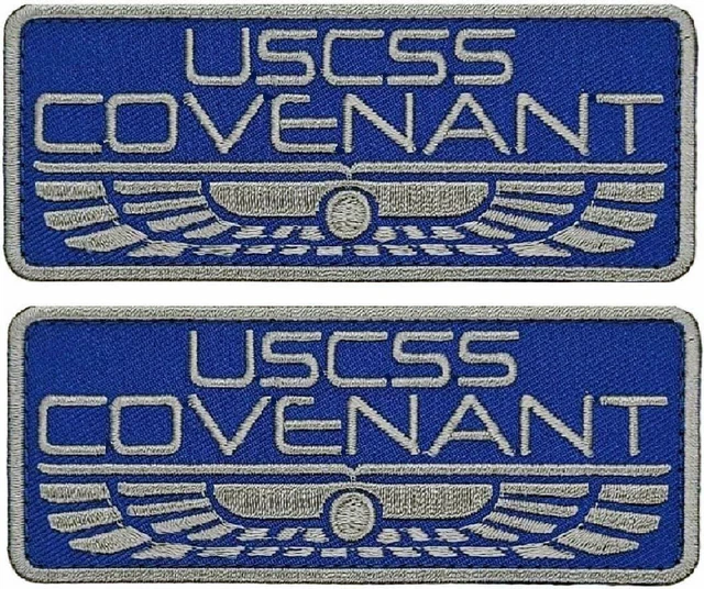 USCSS COVENANT ALIEN Movie Crew Embroidered Patch || 2PC iron on or Sew ...