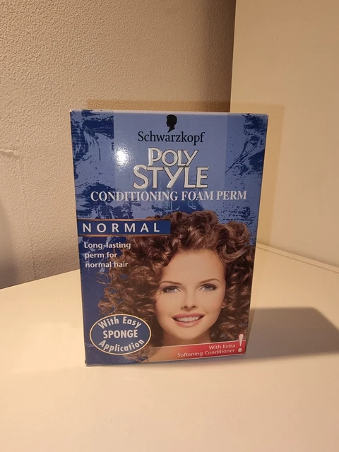 SCHWARZKOPF POLY STYLE Conditioning Foam Long Lasting Perm for Normal ...