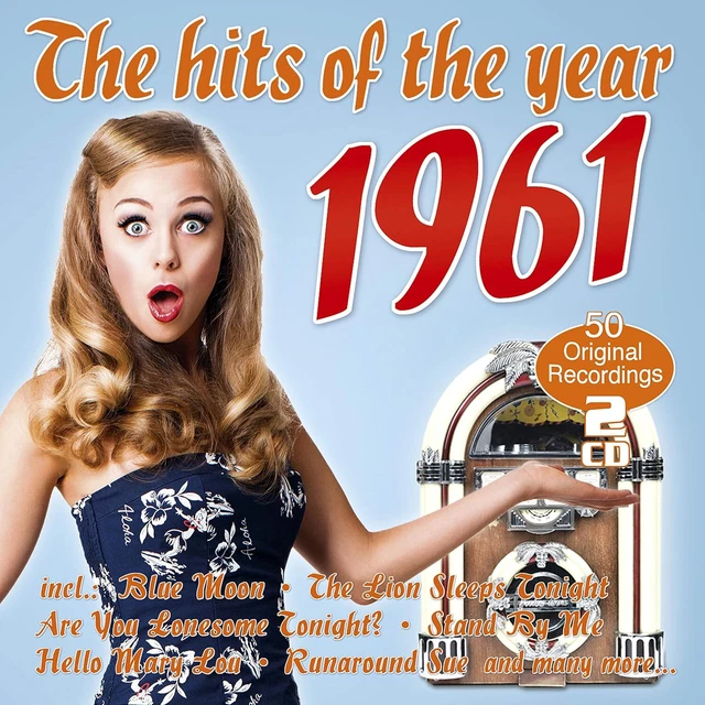 CD THE HITS Of The Year 1961 Original Recordings 2CD (K136) ORIGINAL ...