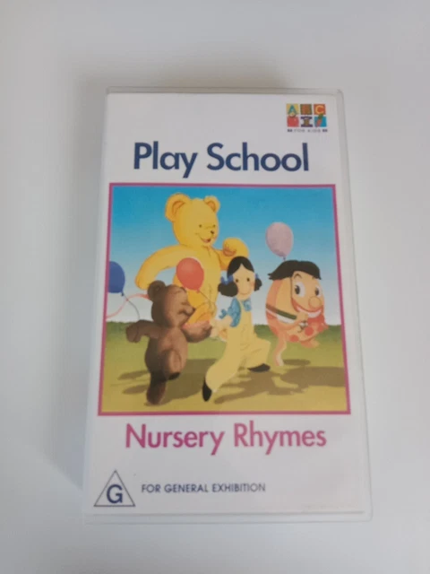 PLAY SCHOOL Nursery Rhymes VHS Video 2001 ABC For Kids EUR 7,26 ...
