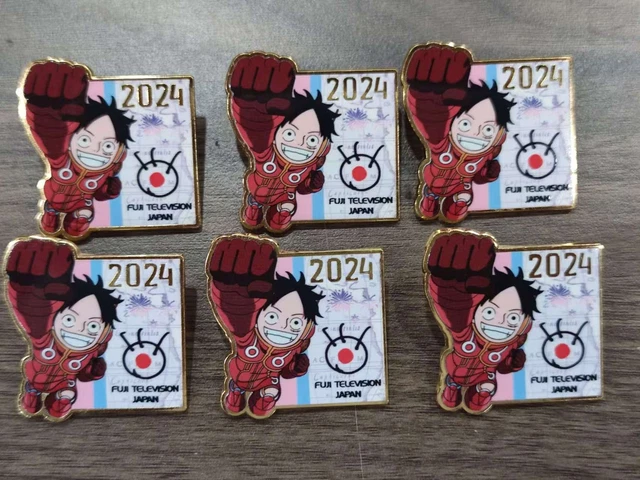 PARIS OLYMPICS 2024 Japan Luffy Fuji TV Media Pin Unofficial Fast ...