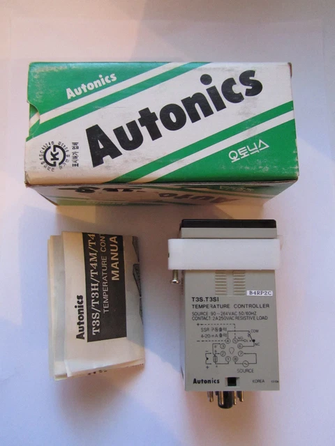 AUTONICS T3S-B4RP2C TEMPERATURE Controller Sensor Pt100 Ohm Unused (0 ...