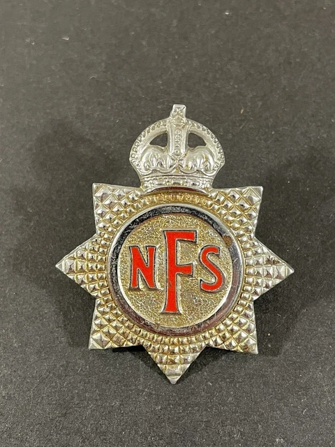 WW2 BRITISH HOME Front, National Fire Service NFS Cap Badge £8.00 ...