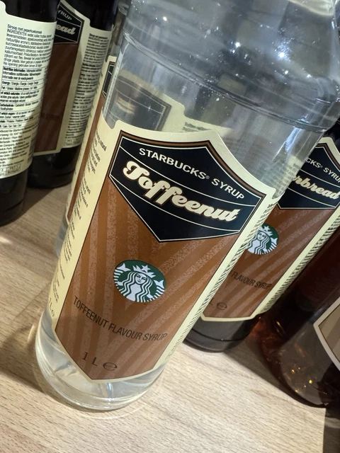 LIMITED EDITION XMAS 2025 Starbucks Toffeenut Syrup 1L Bottle £32.94 ...