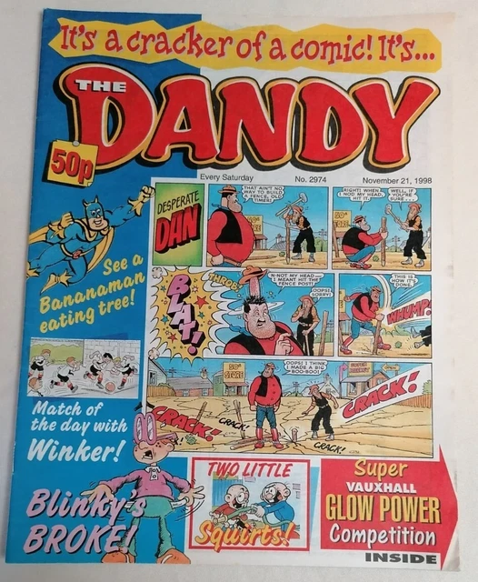 COMIC - VINTAGE British Comic The Dandy Fun For Boys & Girls No. #2974 ...