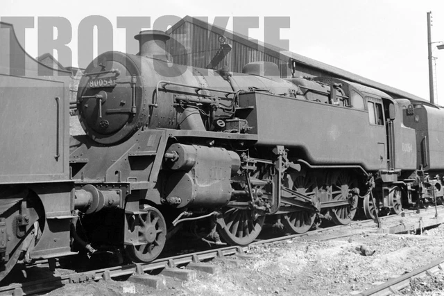 35MM NEGATIVE BR British Railways Steam Loco 80054 Class Std 4MT 1966 ...
