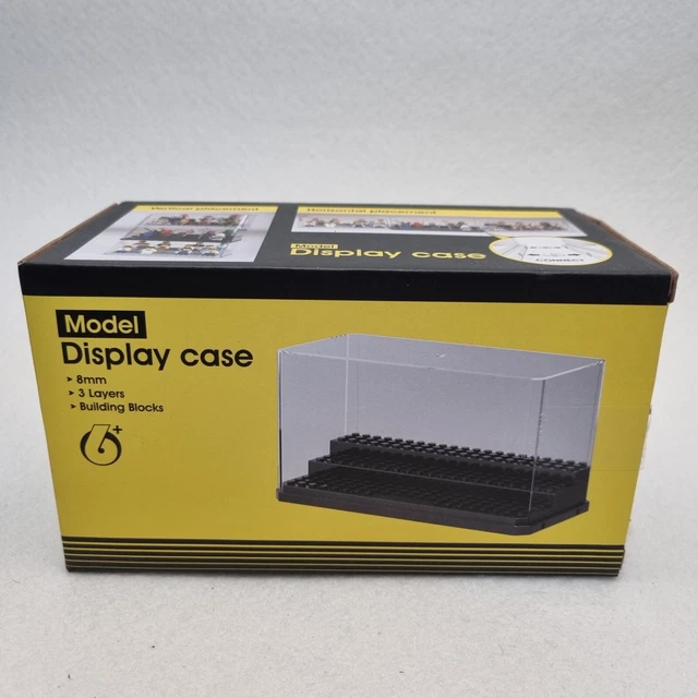 ACRYLIC DISPLAY CASE 3 Tier Display Box Building Blocks Mini figure Bricks Toy £13.95 - PicClick UK