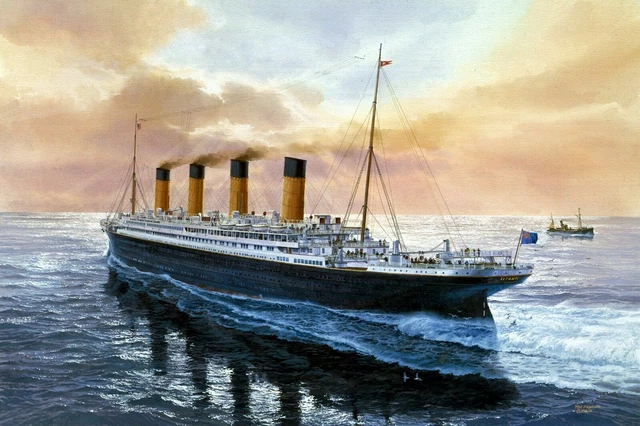RMS TITANIC ICONIC Ship History Wall Art Large Canvas Picture Prints ...