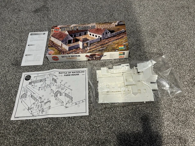 AIRFIX 1:72 BATTLE Of Waterloo Farm House 1996 100% Complete ...