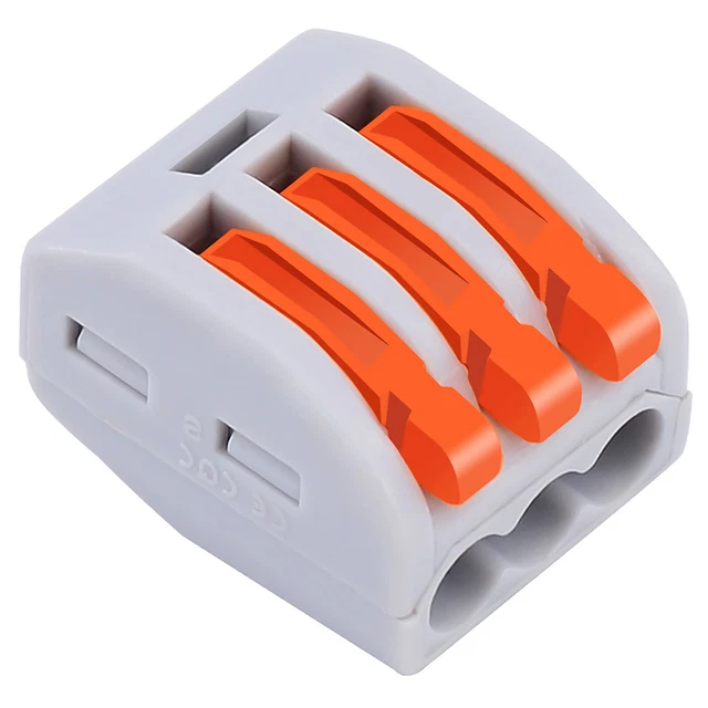COMPACT WIRE WIRING Connector Universal Conductor Terminal Block 28-14 ...
