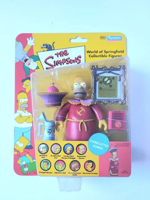 THE SIMPSONS - World Of Springfield Interactive Figures - Stonecutter ...