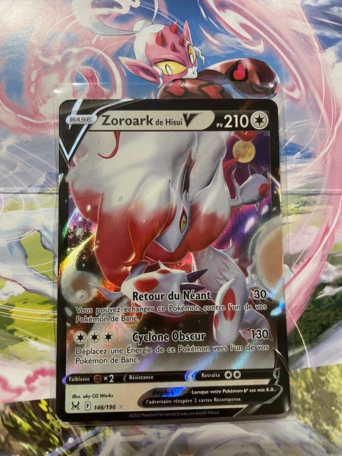 CARTE POKÉMON ZOROARK DE HISUI V EB11 ORIGINE PERDUE 146/196 FR NEUF EUR 4,00 - PicClick FR