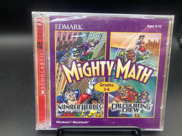 MIGHTY MATH NUMBER Heros And Calculating Crew CD ROM NEW $14.99 - PicClick
