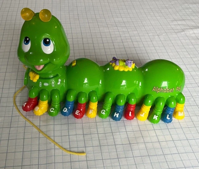 LEAPFROG CATERPILLAR ALPHABET Pal Music Sounds Green Interactive ...