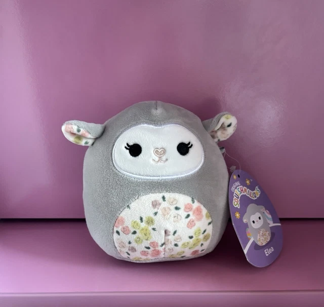 ELEA THE LAMB Squishmallow With Flowers 5” BNWT £4.38 - PicClick UK