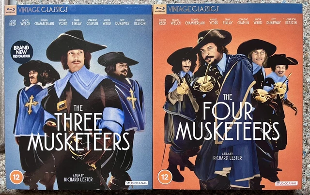 THE THREE MUSKETEERS & Four Musketeers Remastered Blu-Ray Set With ...