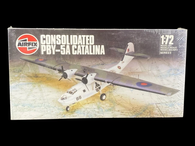 1986 AIRFIX CONSOLIDATED PBY-5A Catalina 1:72 Scale Model Kit 05007 NIB ...