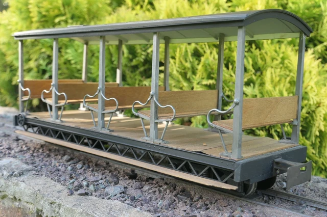 16MM SCALE NARROW gauge tramway coach SM32 garden railway carriage £100 ...
