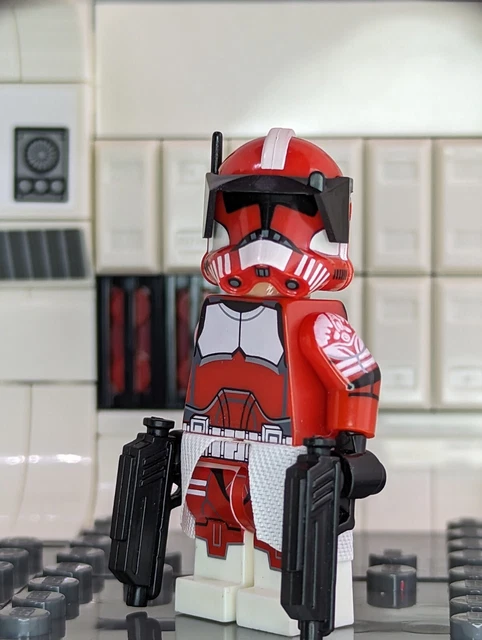 LEGO STAR WARS Custom Printed Minifig Coruscant Guard Clone Commander ...