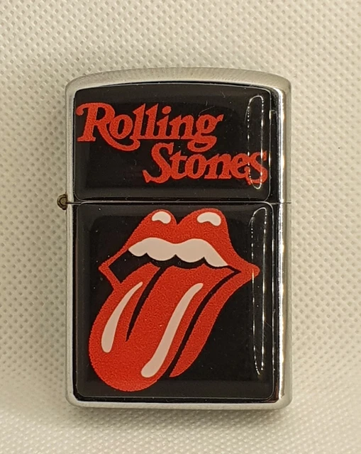 RARE BRIQUET À essence du groupe THE ROLLING STONE en métal Edition ...