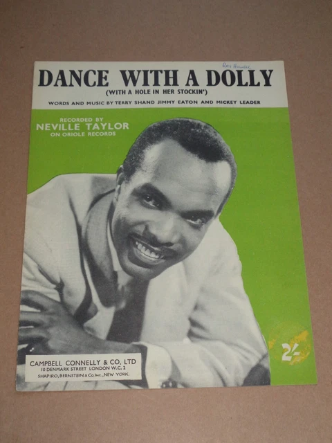 NEVILLE TAYLOR - Dance With A Dolly (With A Hole In Her Stocking) sheet ...