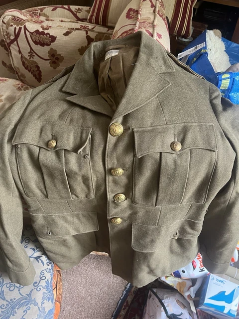 WW2 BRITISH ARMY Officer Service Dress Jacket - Royal Welch Fusiliers ...