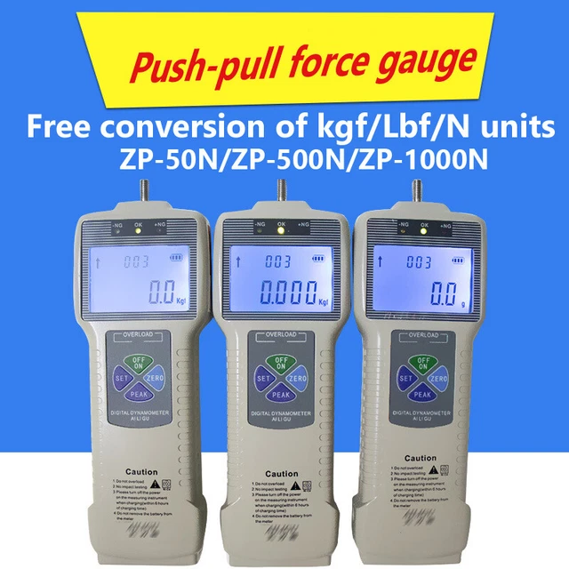 DIGITAL FORCE GAUGE New Push Pull Gauge With Output Function ZP-50N ...