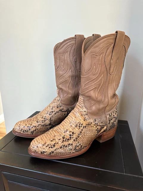 TECOVAS ORIGINAL BRADY men’s Limited Edition Python cowboy boots $875. ...