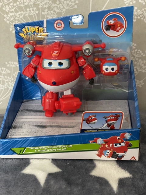 SUPER WINGS 5 Inches Transforming Supercharged Jett& Mini Magnetic £10. ...
