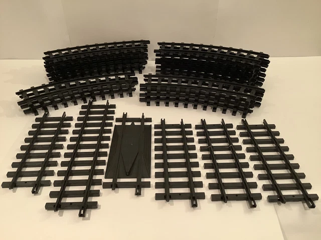 VINTAGE 1986 NEW Bright Plastic G Scale Train Tracks Lot Of 25 Straight ...