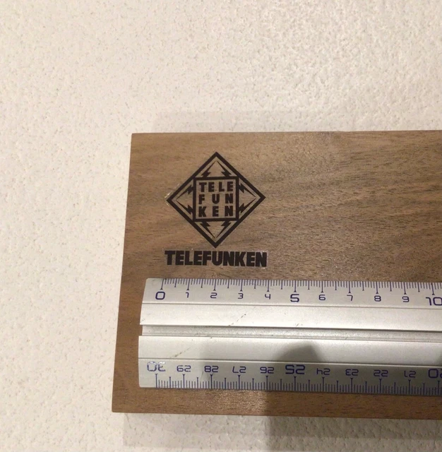 STICKER EMBLEM BADGE logo Telefunken vintage amp tube amplifier Valve ...