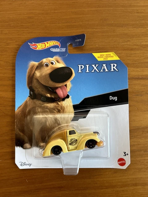DISNEY PIXAR THE Movie Up Hot Wheels Character Cars Dug Diecast Toy ...