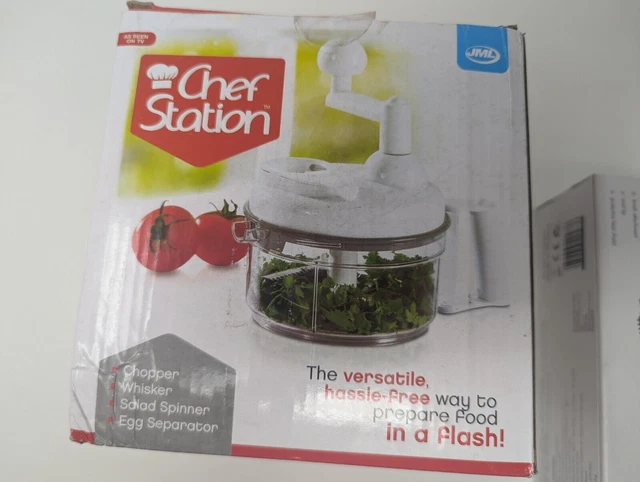 JML CHEF STATION Chopper, Whisker, Salad Spinner, Egg Separator Mutli ...