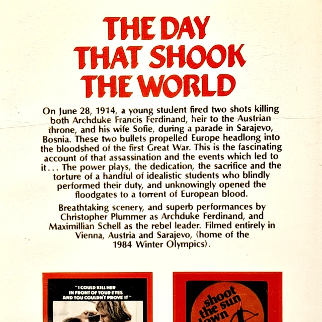 THE DAY THAT Shook The World Christopher Plummer VHS Sealed War History ...