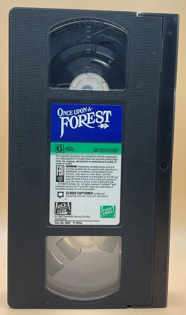 ONCE UPON A Forest VHS 1993, 2000 Slip Sleeve RARE $30.32 - PicClick CA