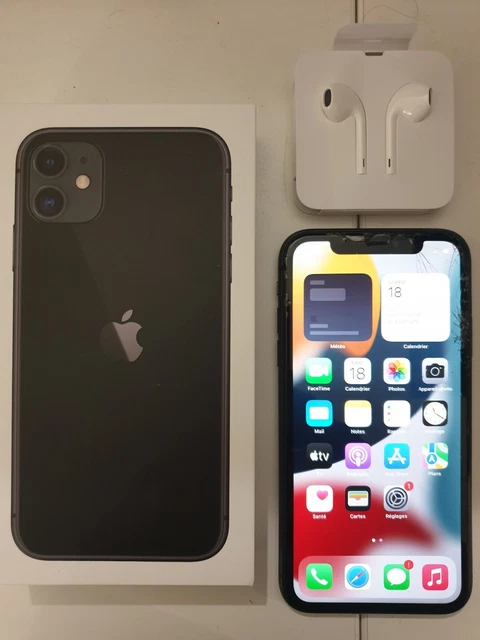 APPLE IPHONE 11 - 64Go - Noir (Désimlocké) A2221 (CDMA + GSM) EUR 124 ...