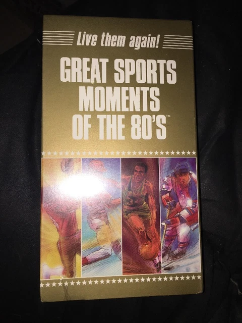 GREAT SPORTS MOMENTS Of The 80s VHS Video New £21.47 - PicClick UK