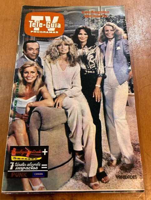 FARRAH FAWCETT CHERYL LADD JACLYN SMITH Charlie's Angels 1980 GUIDE TV MEXIQUE ED EUR 39,00 ...
