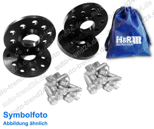 SV SCHWARZ VA 20mm, HA 24mm, Schrauben-👜 ua.: Audi A3 Cabriolet 8V7 8VE ...