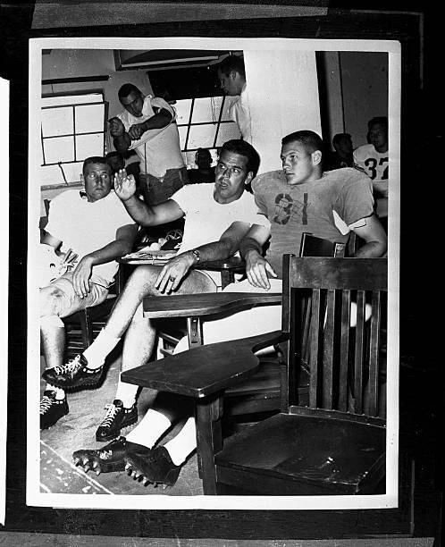 COACH OTTO GRAHAM College All Stars maps a bit strategy two qu- 1961 ...