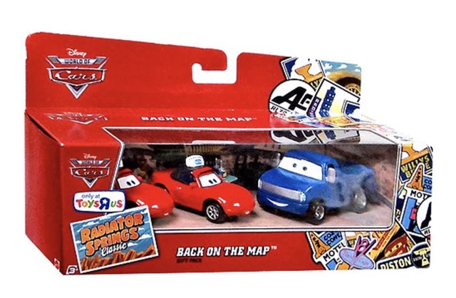 DISNEY PIXAR CARS Back On The Map Hank Hallsum Waitress Mia Tia 3 Pack ...