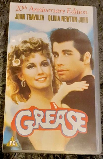 GREASE 20TH ANNIVERSARY Edition Vhs - Still Sealed - Small Box - 1998 ...
