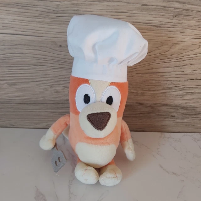 BLUEY COOK PLUSH Bingo Chef Plush Cuddly Toy Moose Toys £8.11 - PicClick UK