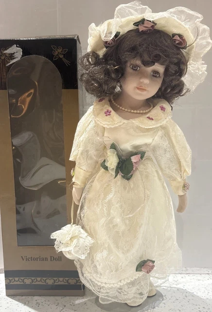 PORCELAIN DOLL &JESSICA& - Victorian Dress Doll From Just Gifts ...