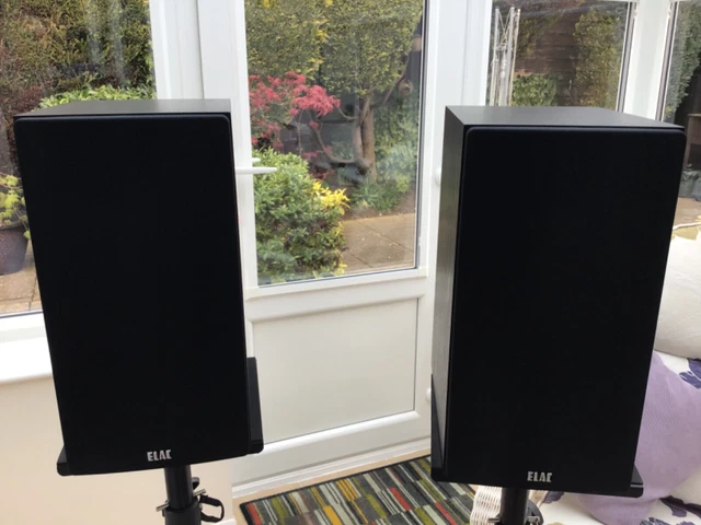 ELAC DEBUT 2.0 B6.2 Speakers Black Ash Boxed £195.00 - PicClick UK