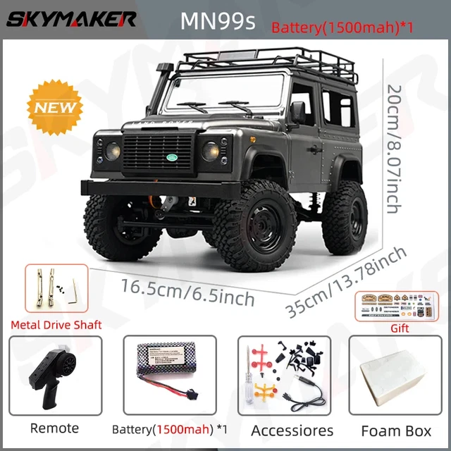 NEW MN99S MN98 1:12 MN Model RTR Version RC Car 2.4G 4WD RC Rock ...