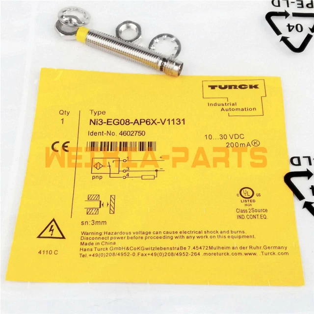 ONE FOR TURCK Ni3-EG08-AP6X-V1131 Inductive Proximity Switch NEW $27.48 ... ONE FOR TURCK Ni3-EG08-AP6X-V1131 Inductive Proximity Switch NEW $27.48 ...