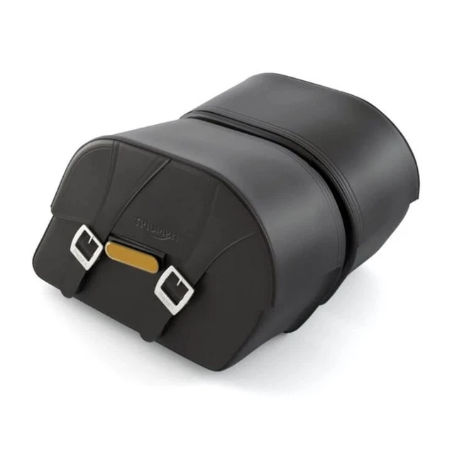 GENUINE TRIUMPH LEATHER Panniers For Bonneville T120/T100 A9518202 £570 ...